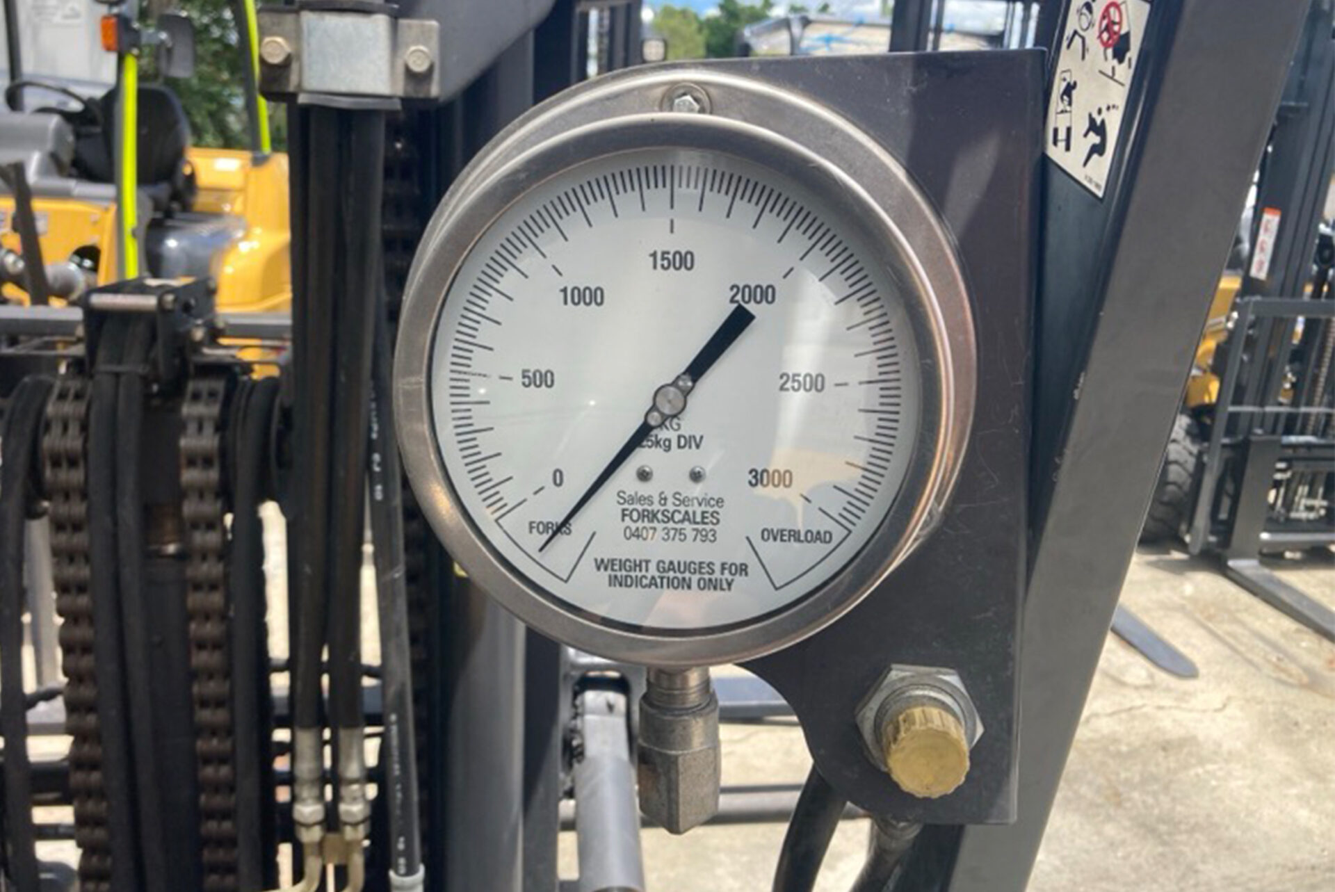 Analogue Forklift Scale Gauge | Mechanical Weighing Solution