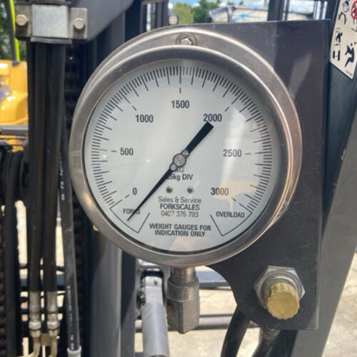 Analogue Forklift Scale Gauge | Mechanical Weighing Solution